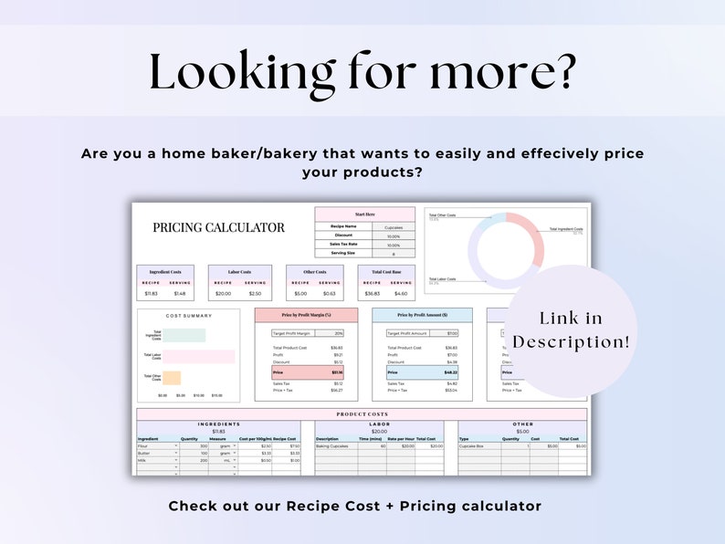 Order Tracker Spreadsheet, Home Baker Business Order Log Template ...