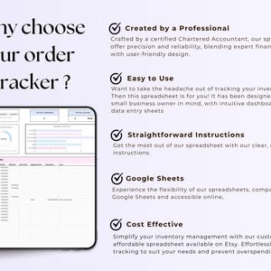 Order Tracker Spreadsheet, Small Business Order Manager Google Sheets ...