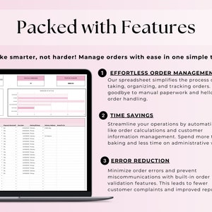 Recipe Cost and Pricing Calculator, Order Tracker Home Baker Business ...