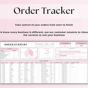 Recipe Cost and Pricing Calculator, Order Tracker Home Baker Business ...
