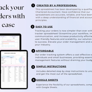 Order Tracker Spreadsheet, Home Baker Business Order Log Template ...