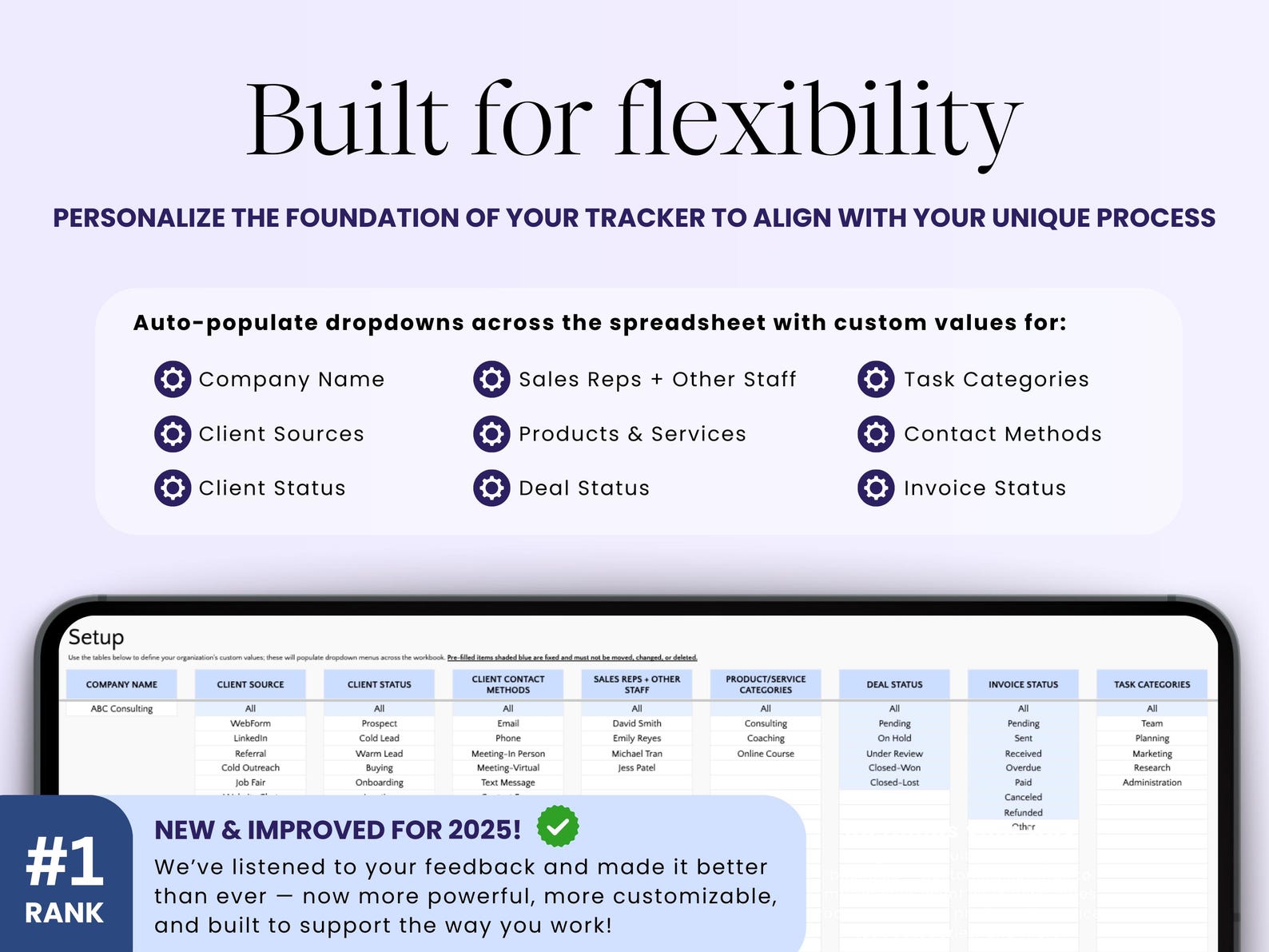 Client Tracker Excel CRM Tracker Spreadsheet Google Sheets Client ...