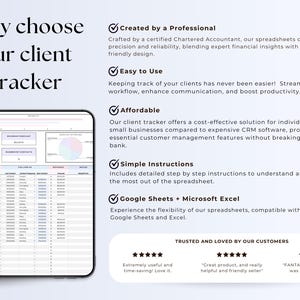 Client Tracker Spreadsheet, Customer Management Tool Google Sheets ...