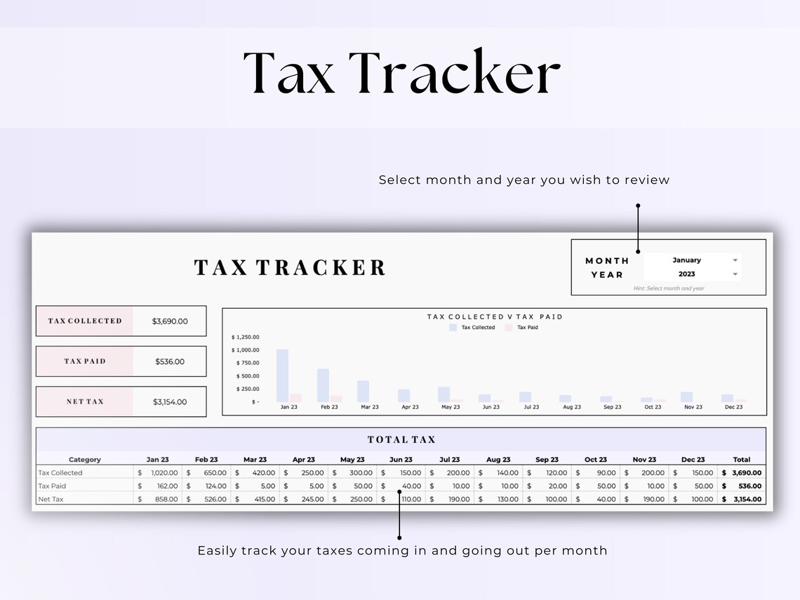 Easy Bookkeeping Spreadsheet Template for Photographer Videographer ...