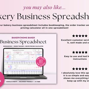 Recipe Cost and Pricing Calculator, Home Baker Business Cake Costing ...