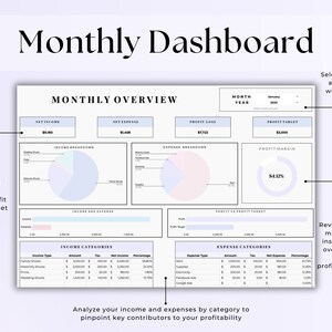 Easy Bookkeeping Spreadsheet Template for Photographer Videographer ...