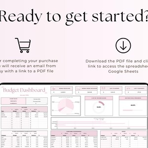 2024 Monthly Budget Planner Spreadsheet Template, Easy Digital ...