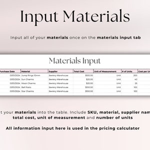 Easy Product Pricing Calculator Template for Small Business, Profit Spreadsheet Google Sheets ...