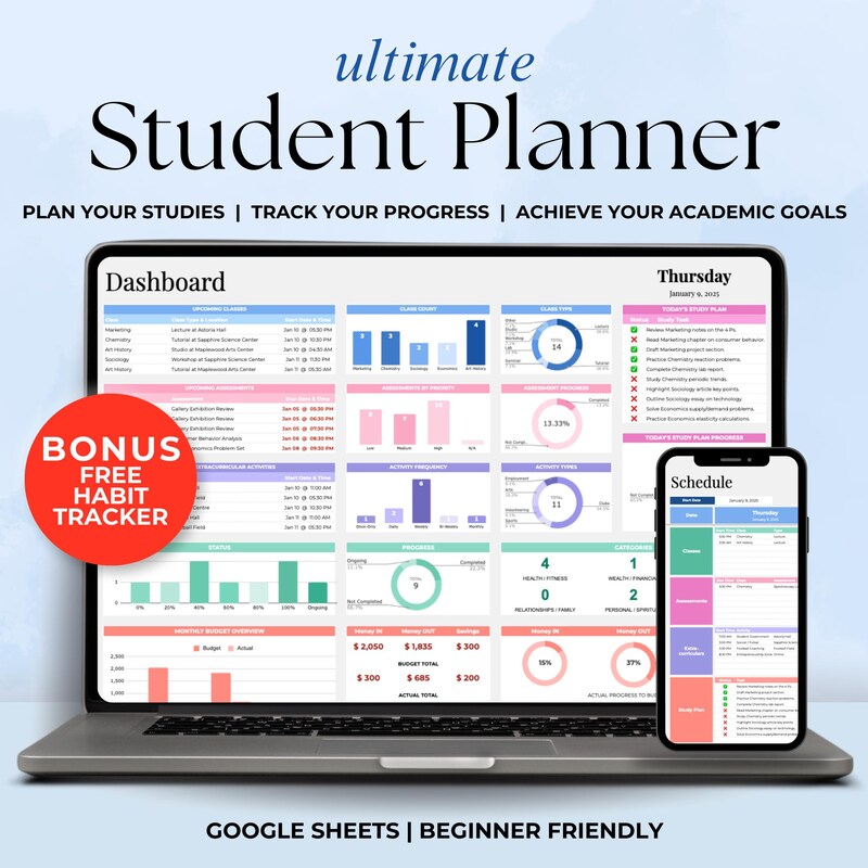 Student Planner - Etsy