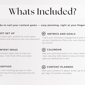 Google Sheets Content Calendar for Social Media, Yearly Content ...