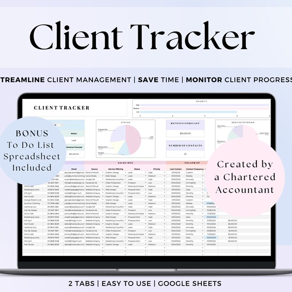 Client Tracker - Etsy