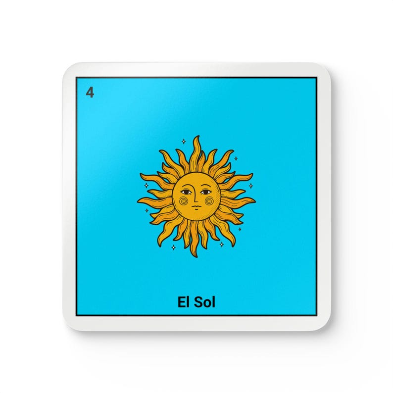 El Sol Coaster Set,sun Tarot,tarot Reader,tarot Card Theme,tarot Deck ...