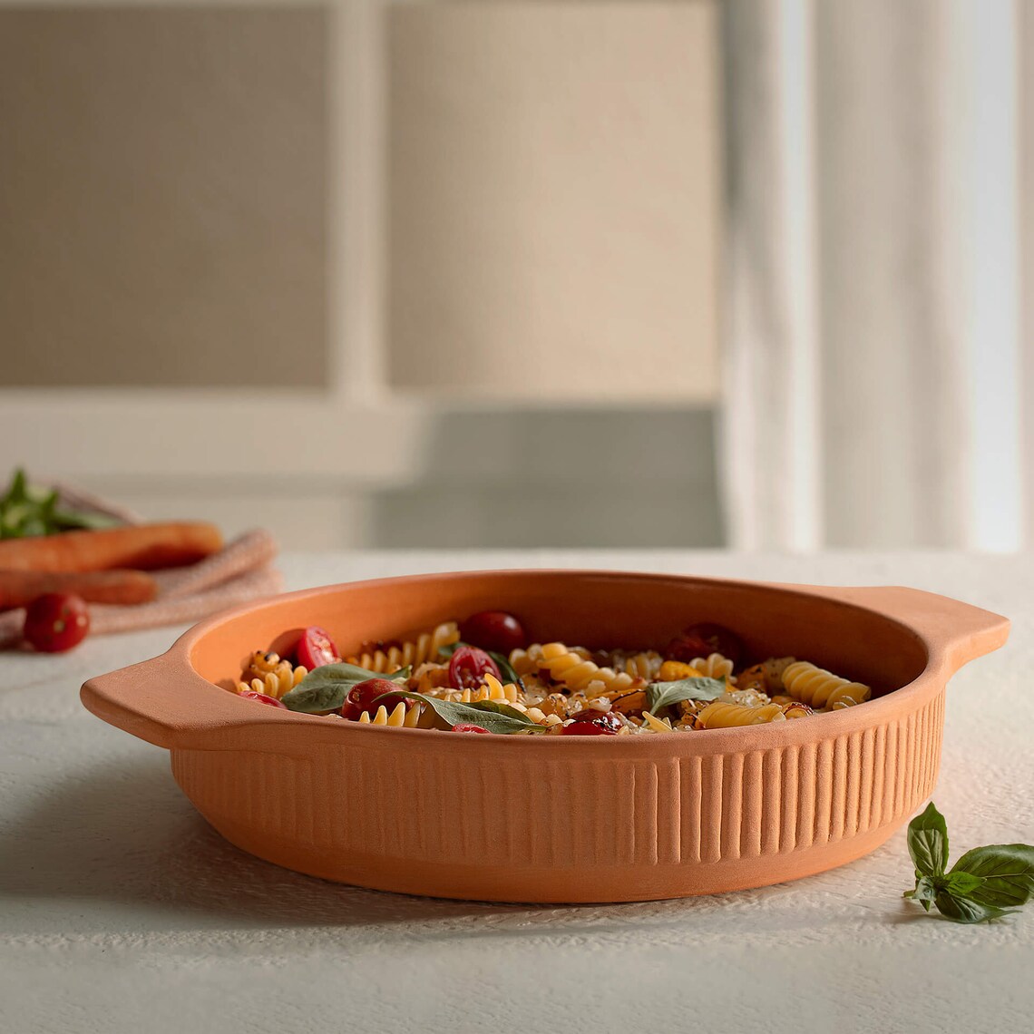 Handmade Clay Terracotta Baking Dish, Clay Pot for Cooking Biryani or ...