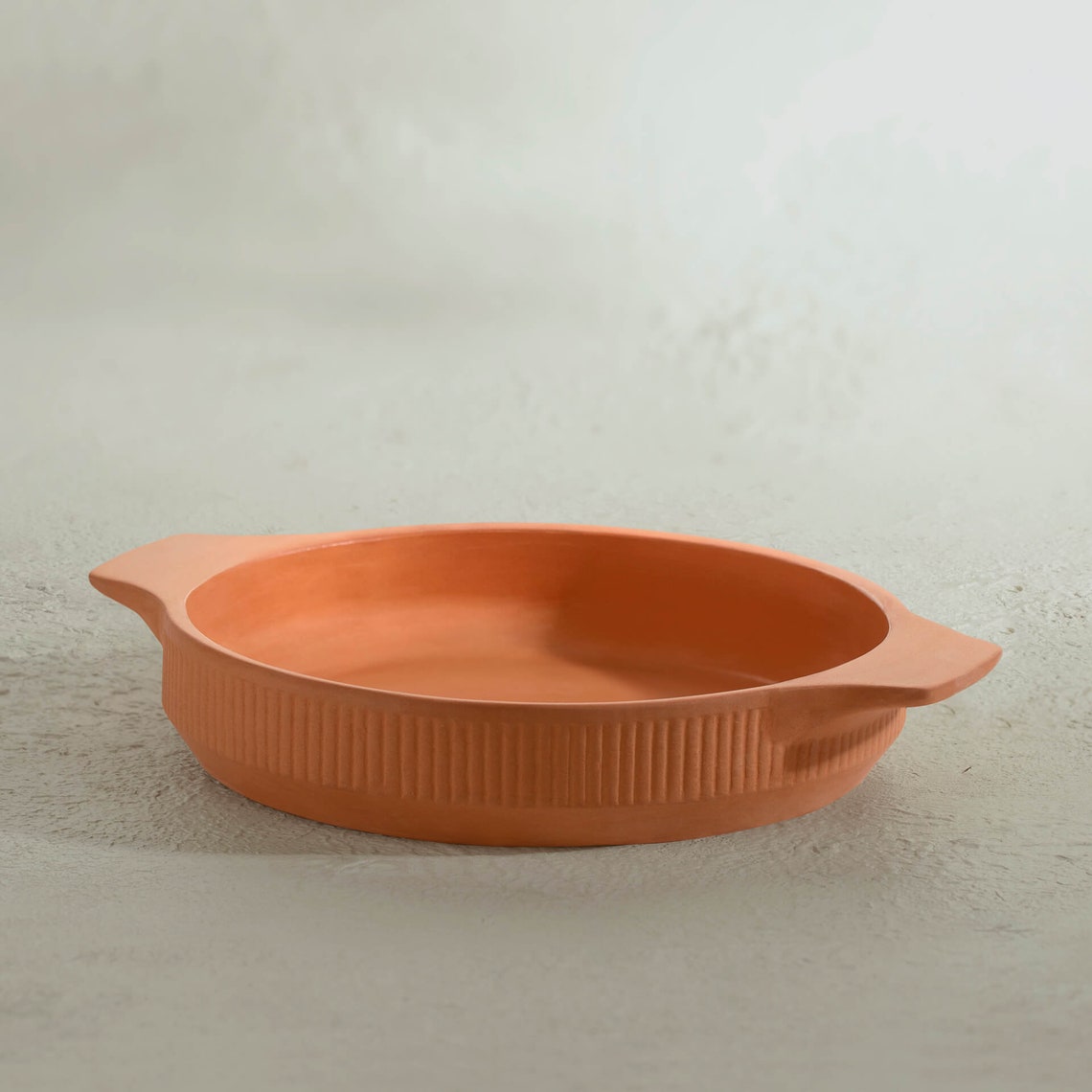 Handmade Clay Terracotta Baking Dish, Clay Pot for Cooking Biryani or ...