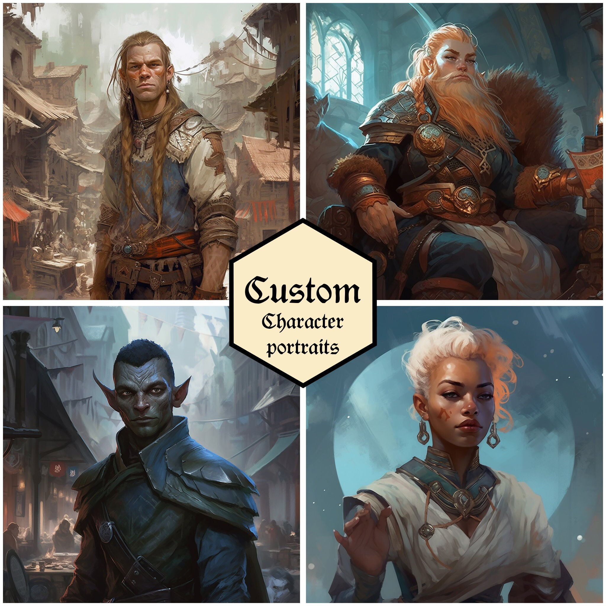 Dungeons and Dragons Commision Art, DnD, Pathfinder Commissions, Custom ...