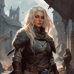 Female Human Rogue Portraits | 12-pack | Dungeons & Dragons - Etsy