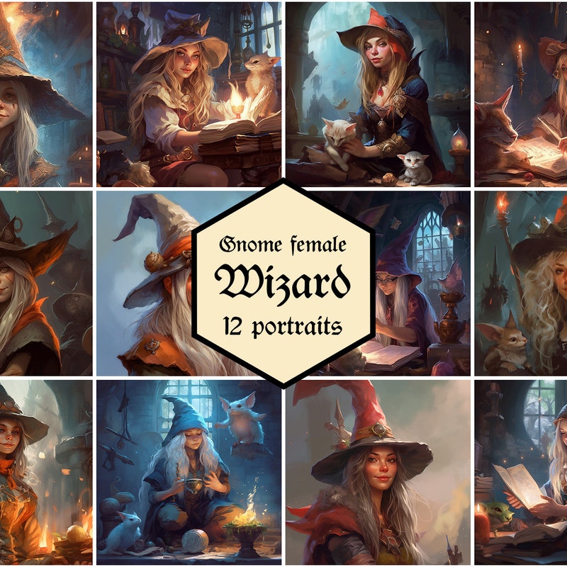 Wizard Portrait - Etsy