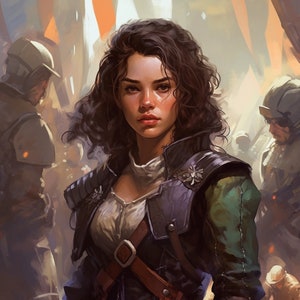 Female Human Rogue Portraits | 12-pack | Dungeons & Dragons - Etsy