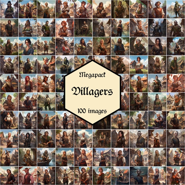 Dungeons and Dragons Npc Art - Etsy