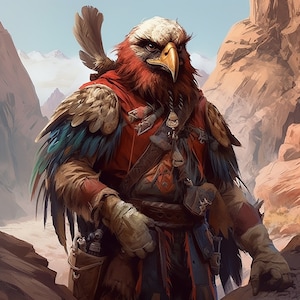 Aarakocra Ranger Portraits | 12-pack | Dungeons & Dragons - Etsy