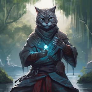 Tabaxi Warlock Portraits | 12-pack | Dungeons & Dragons - Etsy