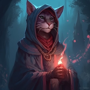 Tabaxi Warlock Portraits | 12-pack | Dungeons & Dragons - Etsy