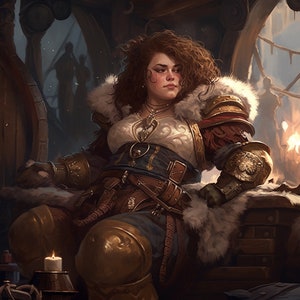 Female Dwarven Cleric Portraits | 12-pack | Dungeons & Dragons - Etsy