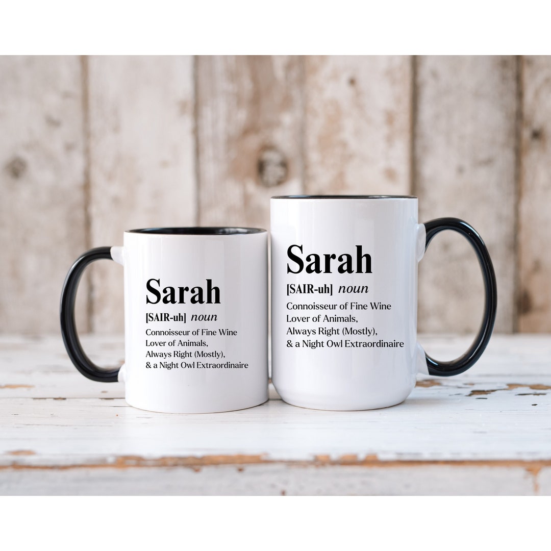 Custom Name Definition Mug, Birthday Gift, Leaving Gift, Gift for a ...