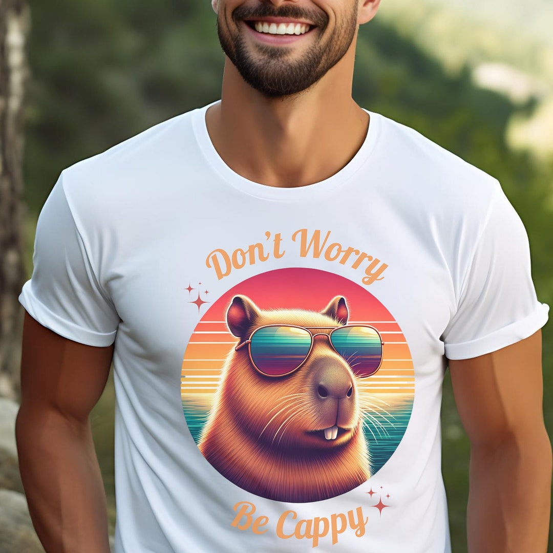 Capybara T-shirt, Capybara Lover Gift, Capybara Hawaiian Shirt, Animal ...