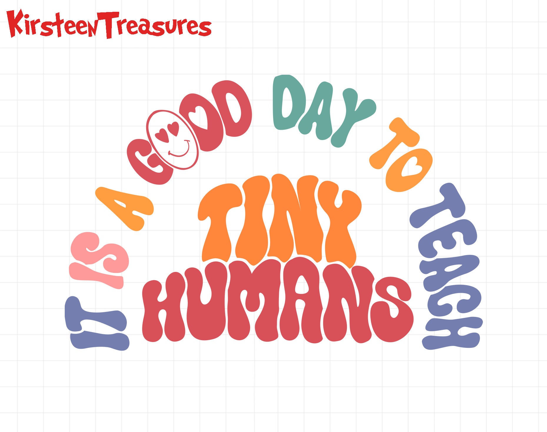 Retro Happy 100th Day of School PNG It's A Good Day to - Etsy