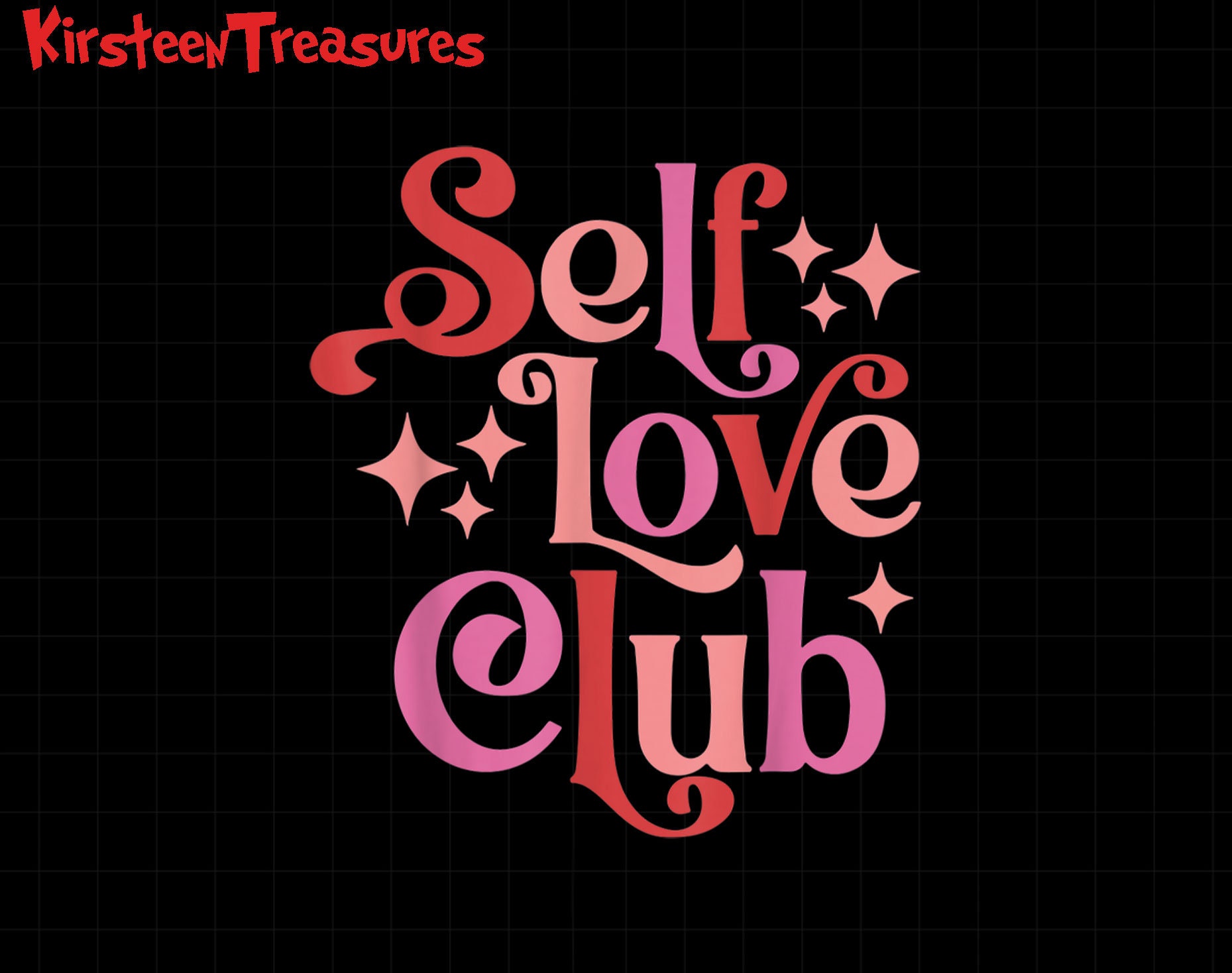 Self Love Club Png Instant Download, Self Love Png, Retro Valentine Png ...