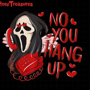 No You Hang up Ghost Face PNG, Ghost Face Calling PNG, Halloween Png ...
