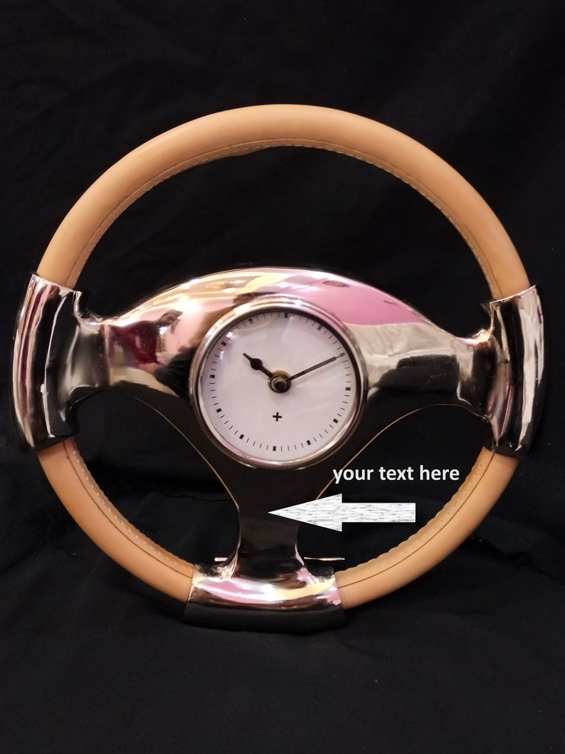 Personalization Clock Style Steering Wheel Desk Clock A Great Gift for ...