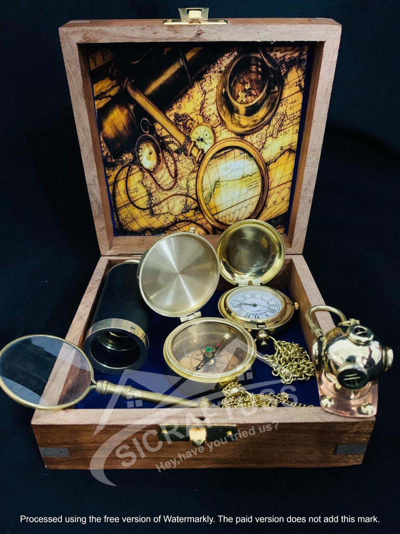 Personalized Beautiful Nautical Gift Box Gift Set of 5 Items Best for ...