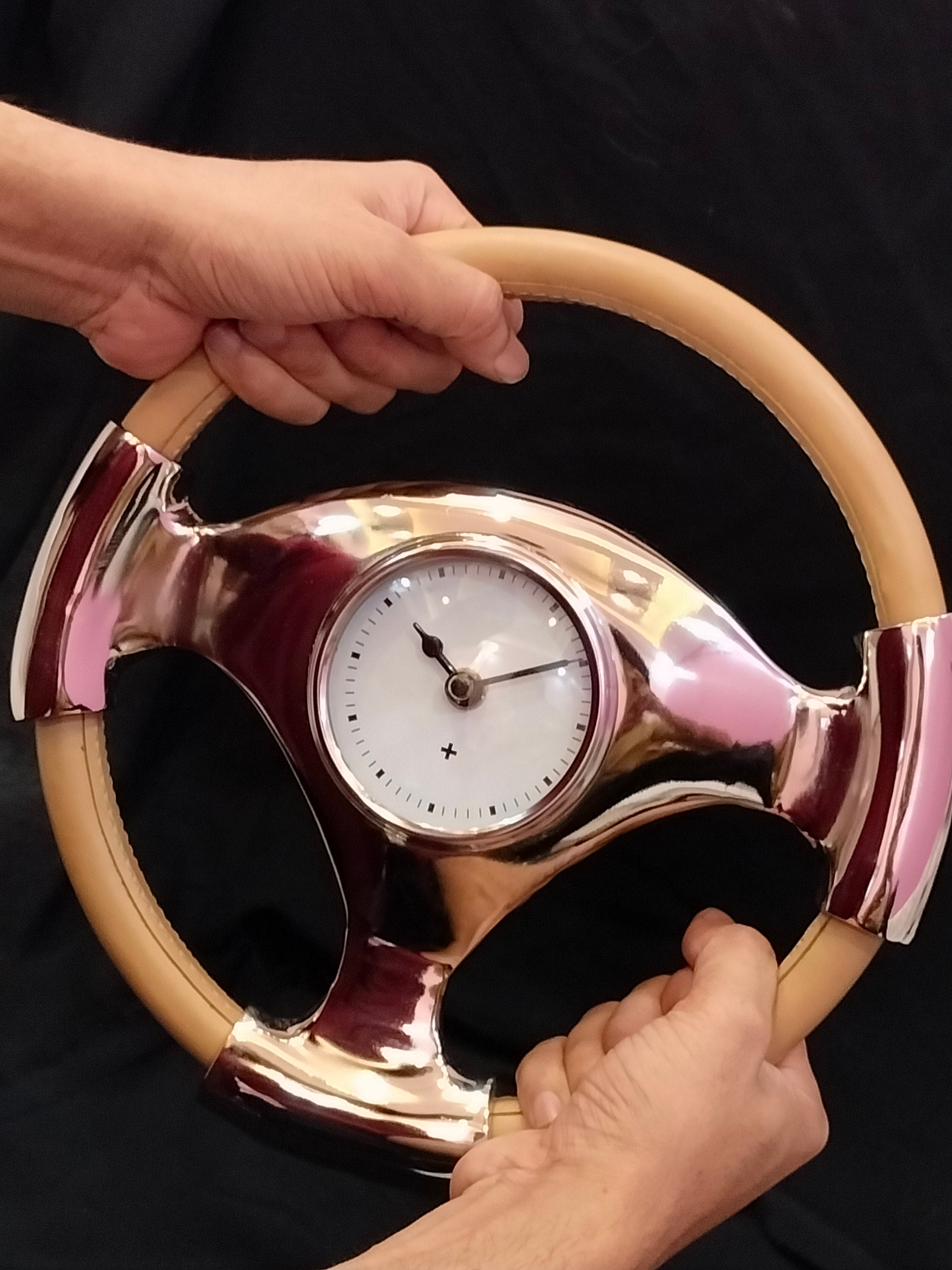 Personalization Clock Style Steering Wheel Desk Clock A Great Gift for ...