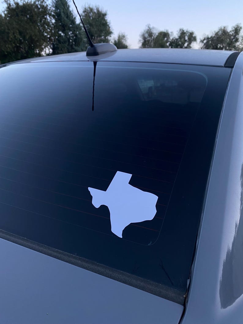 Texas State | Car Decal - Etsy