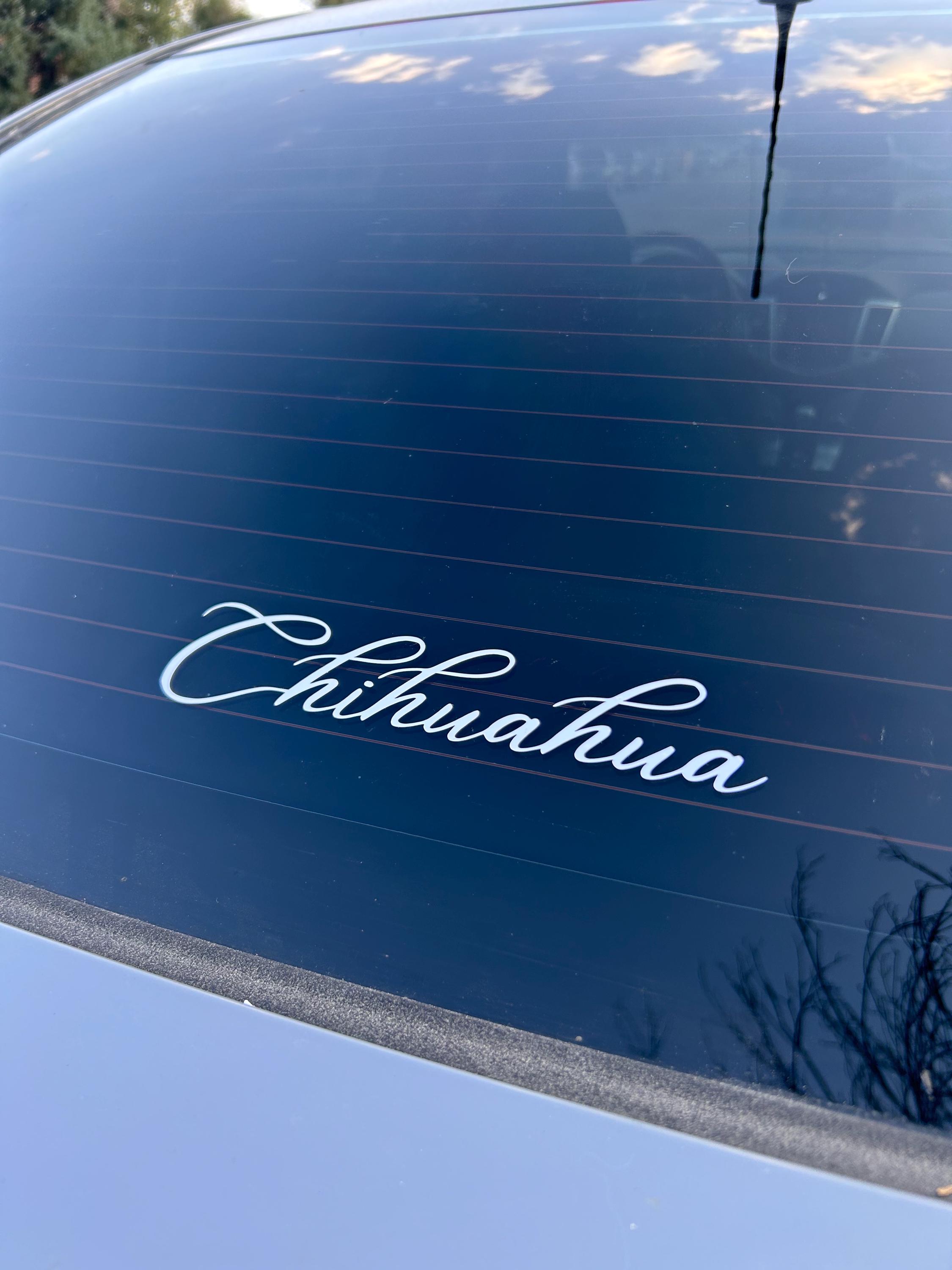 Chihuahua Mexico Car Decal - Etsy