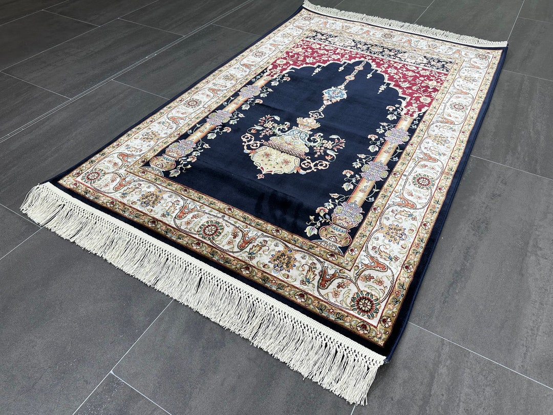 3x4 Bamboo Silk Prayer Rug: Islamic Muslim Saccadah Janamaz - Etsy