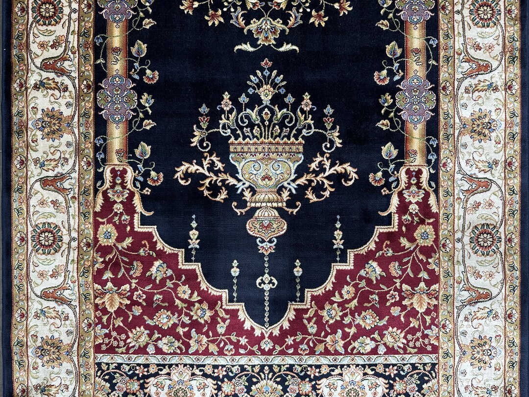 3x4 Muslim Sajadah Silk Rug, Prayer Silk Rug, 3x4 Carpet, Ramadan Gift ...