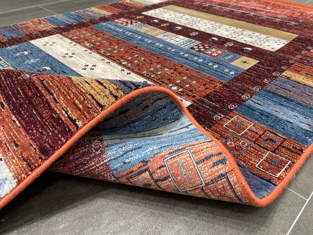 3x5 Burgundy Rug, 3x5 Small Silk Rug, Bamboo Rug, Super Fine Rug ...