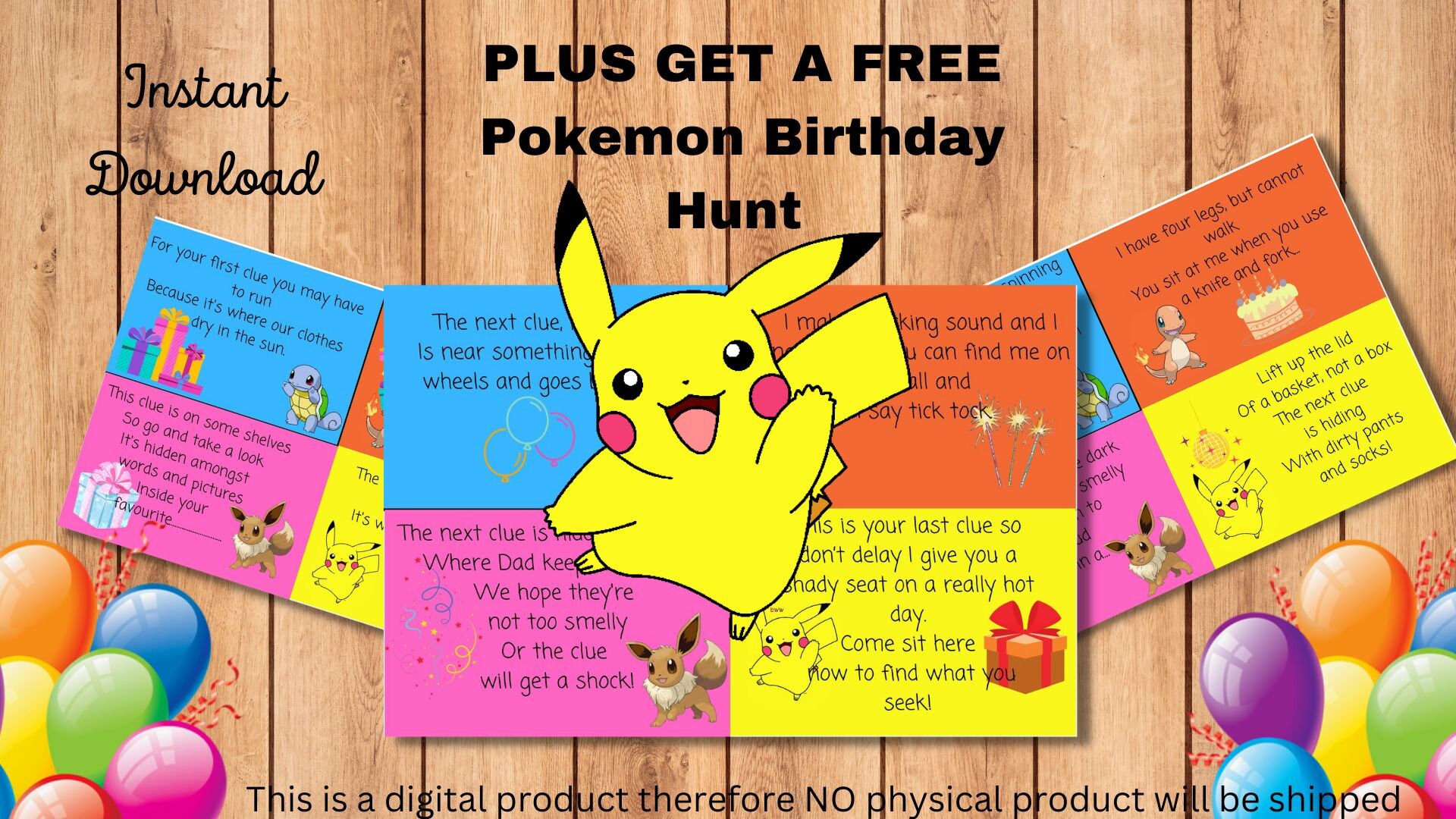 Charizard Birthday Printable Pokémon Card L INSTANT DOWNLOAD L - Etsy