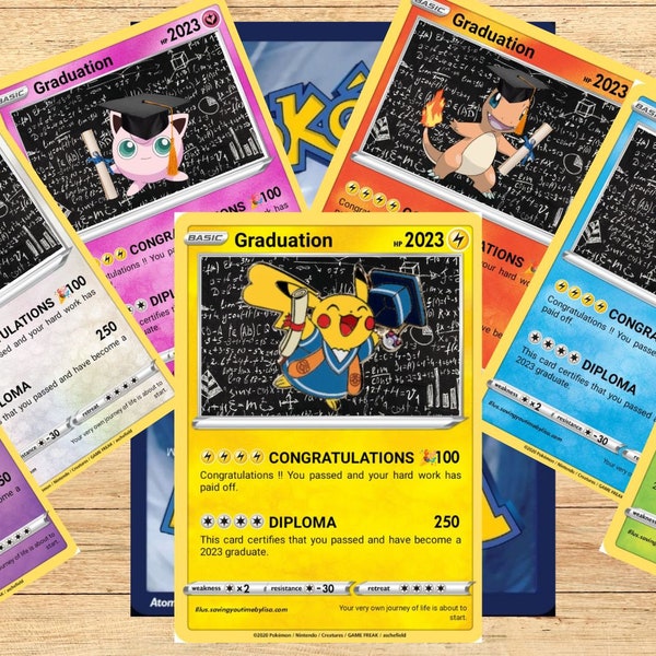 Pikachu Graduation Png - Etsy