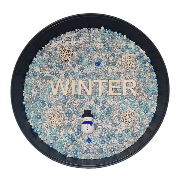 Winter Tuff Tray - Etsy UK
