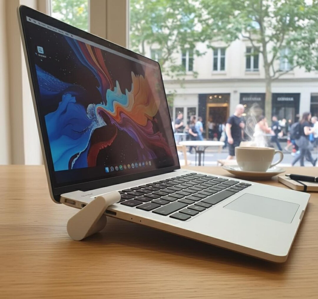 Portable Compact Laptop Stand, Ergonomic Laptop Riser for Airflow ...
