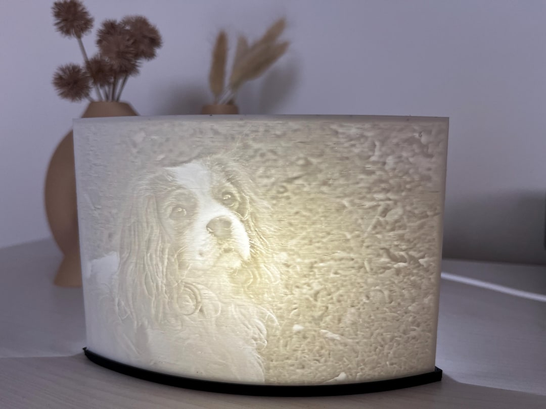 Personalized 3d-printed Lithophane Lamp – Your Photo Turned Into a ...