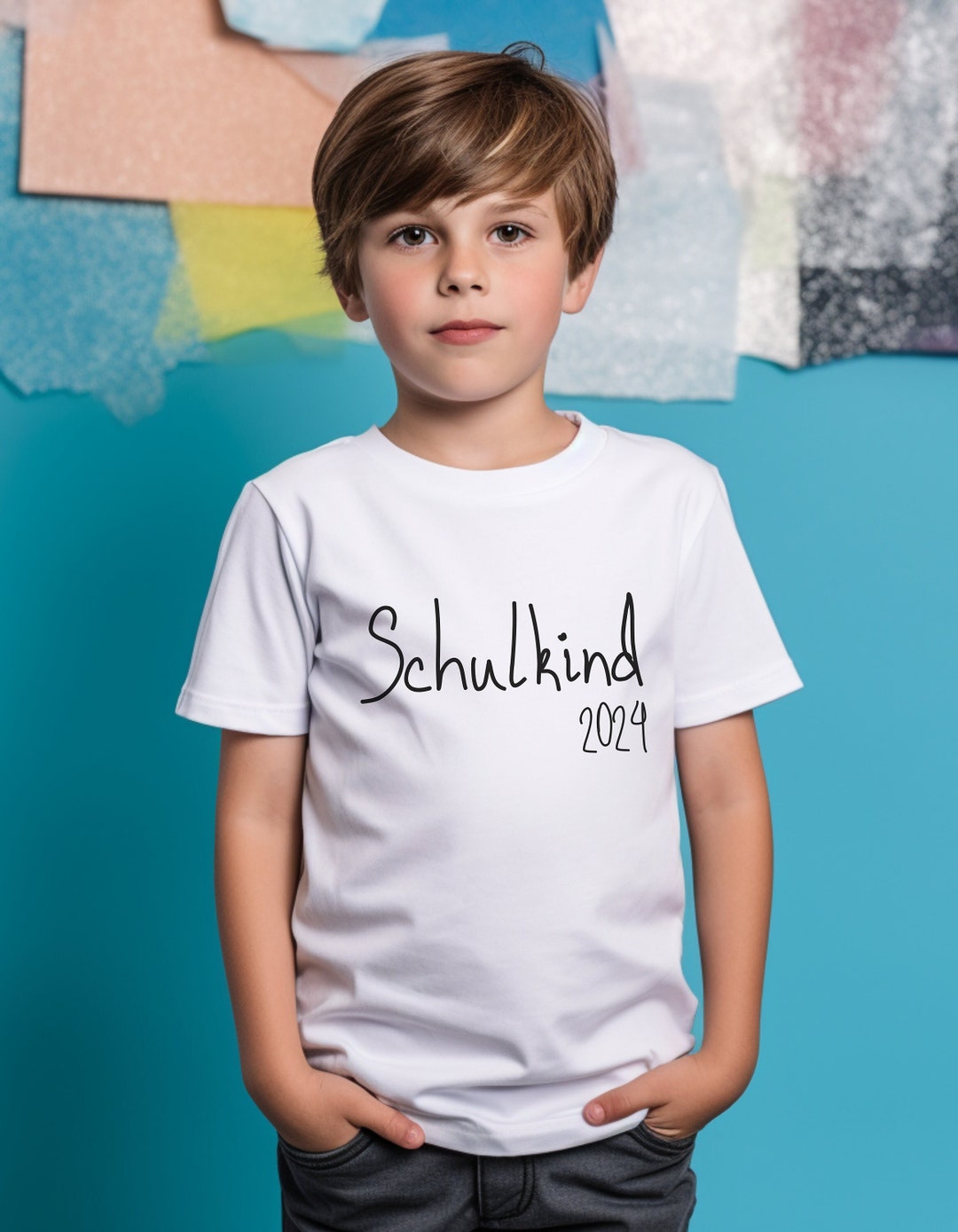 School Child T-shirt, School Child 2024, School Enrollment, Gift, First ...
