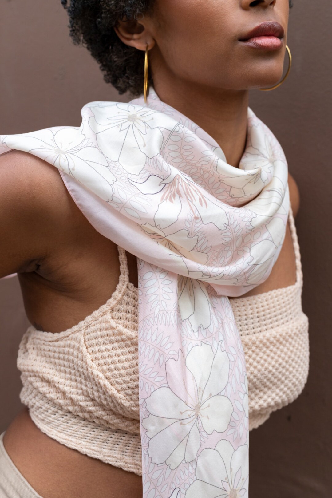 Silk Scarf for Women, Silk Hair Scarf, 39x39 Inch Large Size - Etsy