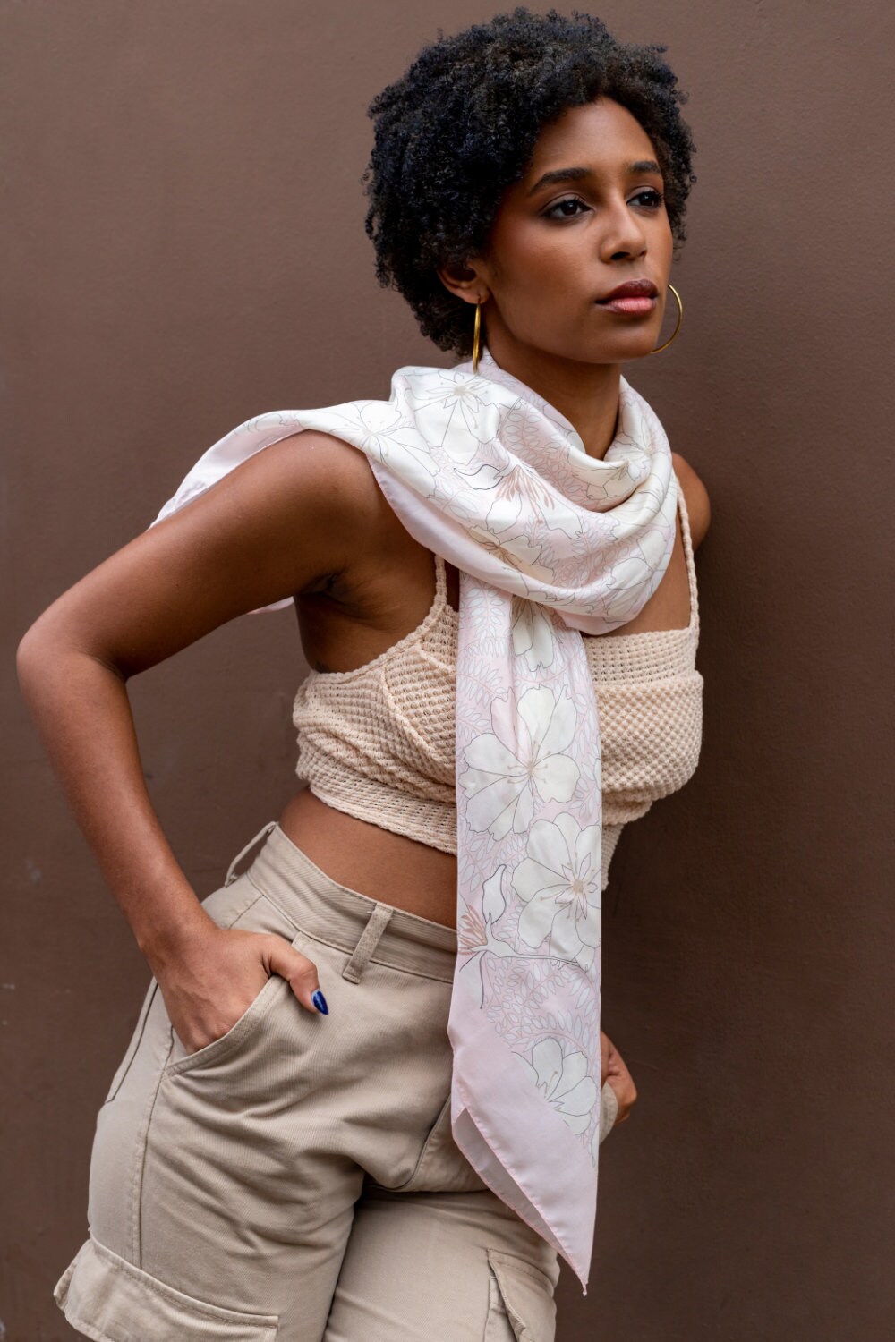 Silk Scarf for Women, Silk Hair Scarf, 39x39 Inch Large Size - Etsy