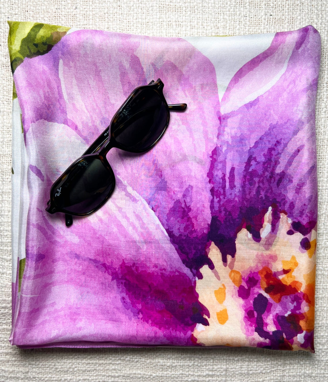 Silk Scarf for Women, Silk Hair Scarf, 39x39 Inch Large Size - Etsy