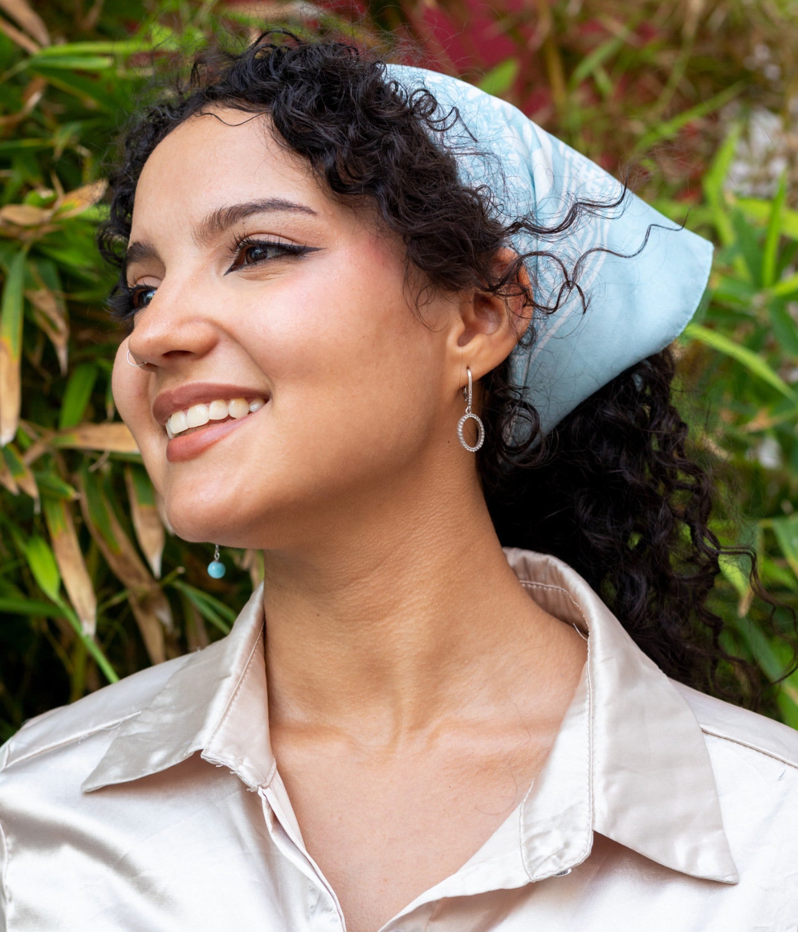 Silk Scarf for Women, Silk Hair Scarf, 39x39 Inch Large Size - Etsy